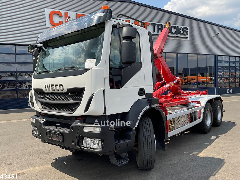 IVECO AD260T 6x4 Euro 6 AJK 20 haakarmsysteem kamion rol kiper
