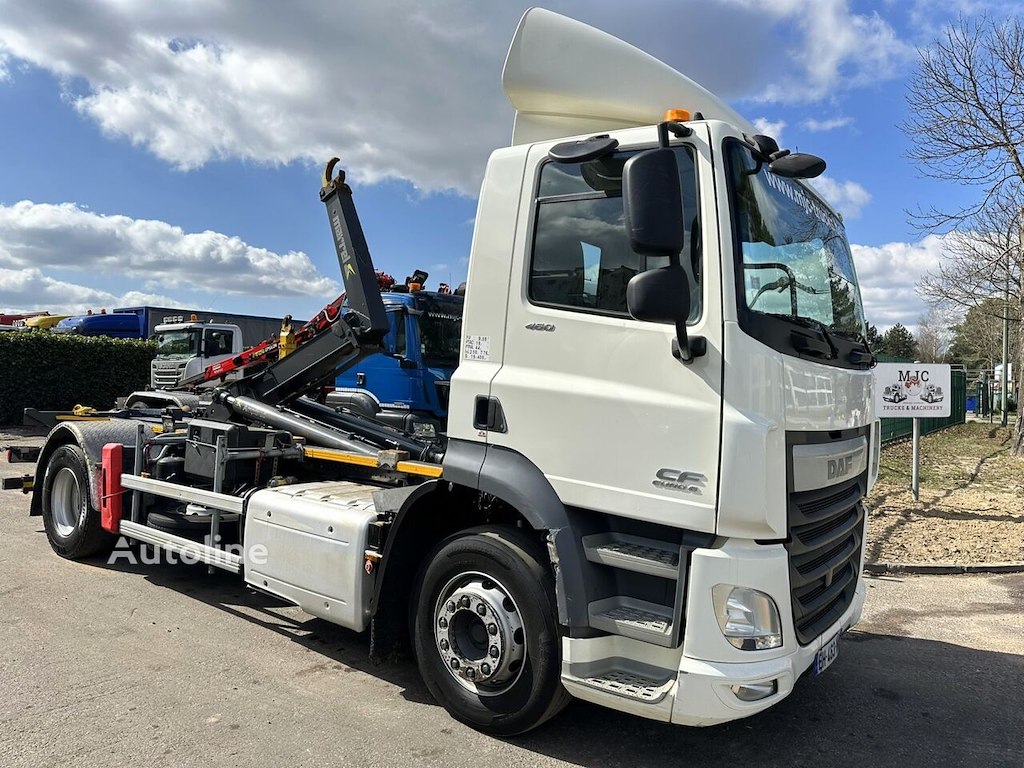 DAF CF 460 4x2 19T MARREL ABROLLKIPPER HAKEN - 5.10M + 1.30M Auszieh kamion rol kiper