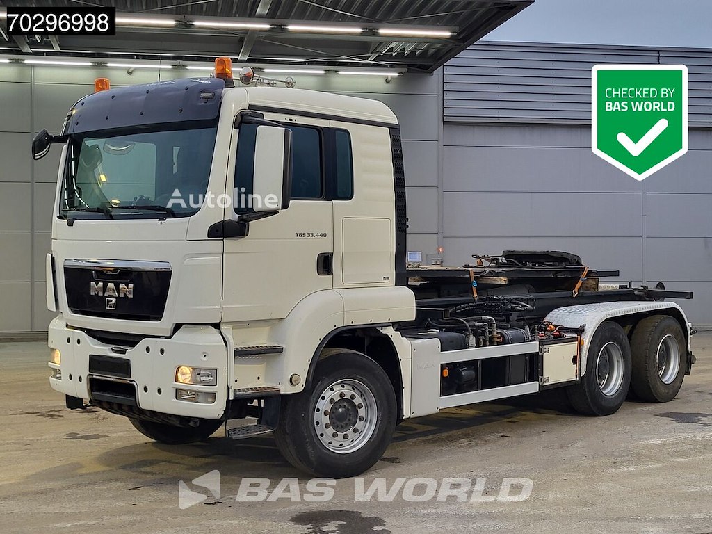 MAN TGS 33.440 6X4 AJK hooklift with 5th wheel Wechselsystem Manual kamion rol kiper