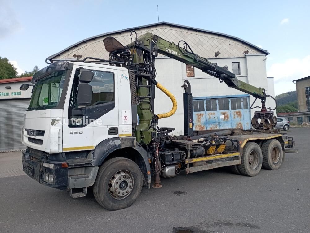 IVECO 450 kontejner+ruka kamion rol kiper