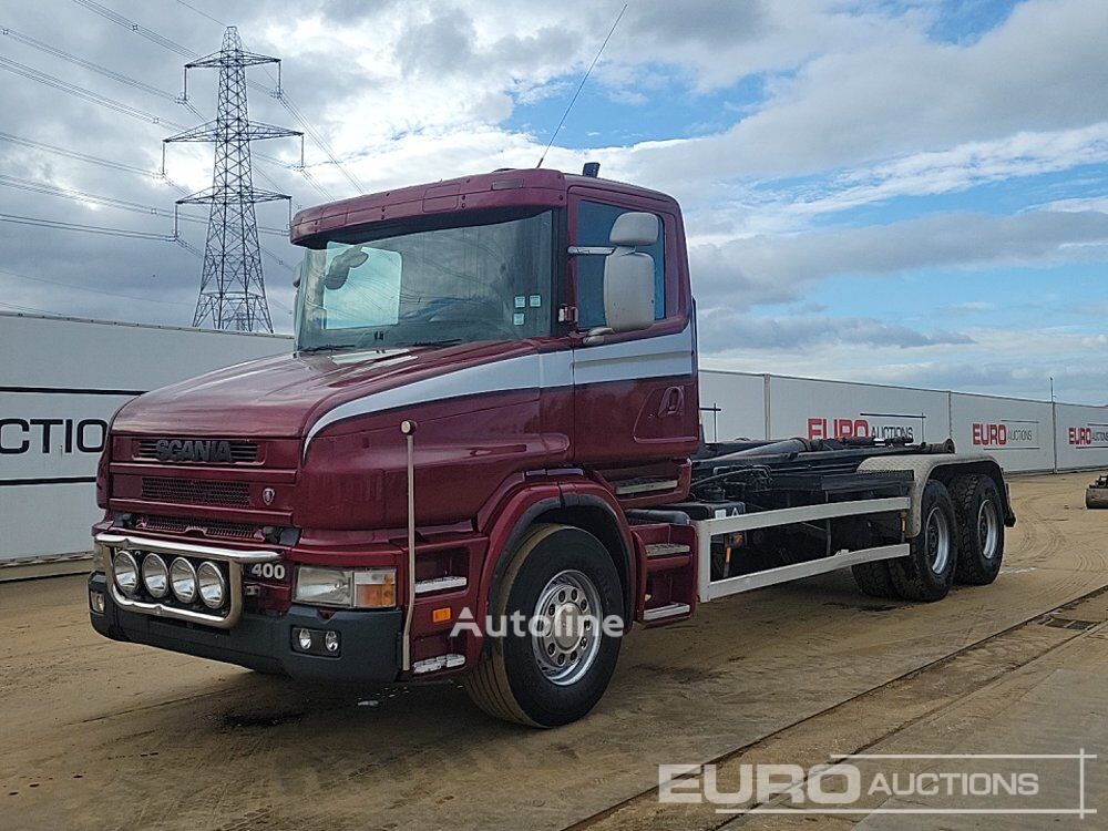 Prodaje se Scania 124G-400 rol kiper sa kukom na aukciji