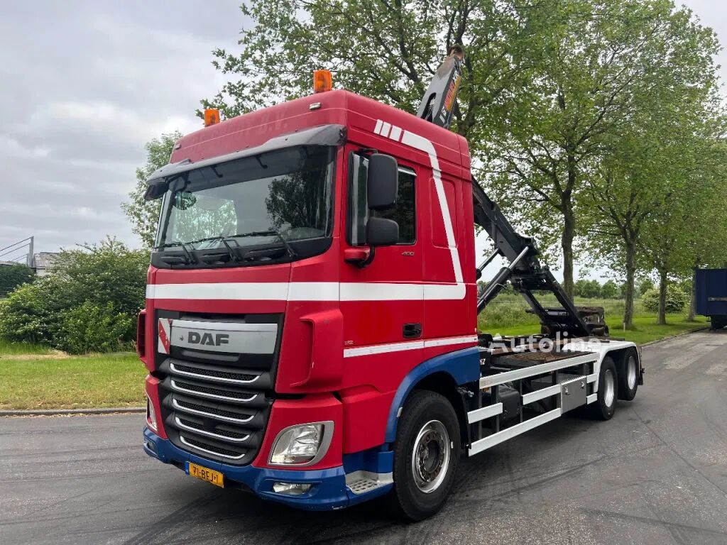 DAF XF 460 HIAB 26T HAAK kamion rol kiper