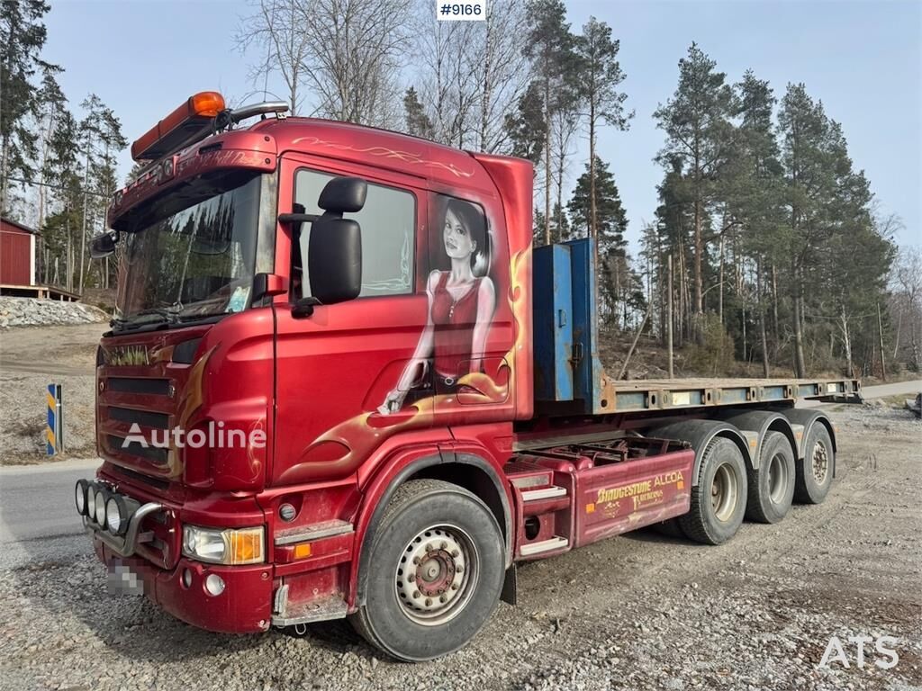 Scania R470 8x4 Tridem Hook lift truck kamion rol kiper