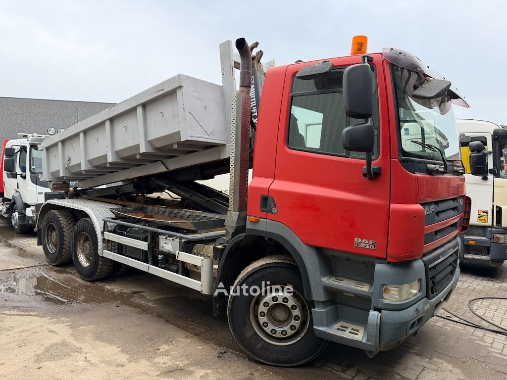 DAF CF 85.410 6x4 HOOKLIFT HIAB MULTILIFT - MANUAL ZF - EURO 4 - STE kamion rol kiper