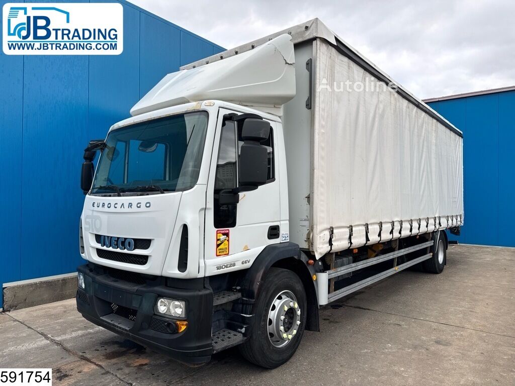 IVECO 180E28 EURO 5, Dhollandia, Manual transmission kamion sa klizna zavesa cerada