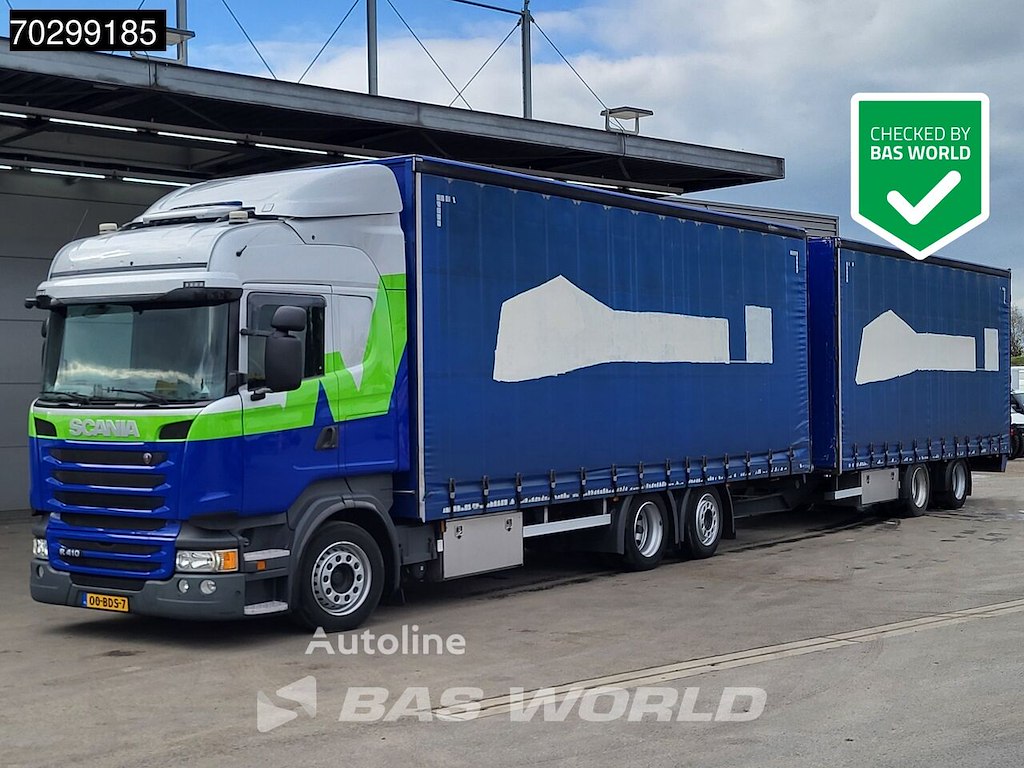Scania R410 R 6X2 NL-Truck Standairco Lift+Steering-Axle Automatic Euro kamion sa klizna zavesa cerada