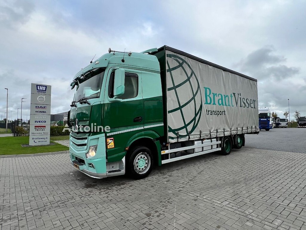 Mercedes-Benz Actros 2745 6x2 bakwagen Sliding curtains kamion sa klizna zavesa cerada