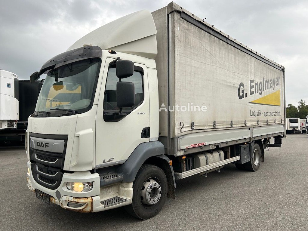 DAF LF 260 16 Tonner Plane mit LBW, Manuell, E6 kamion sa klizna zavesa cerada