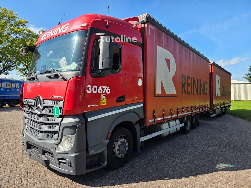 Mercedes-Benz Actros 2545 6X2 Retarder Volumecombi kamion sa klizna zavesa cerada