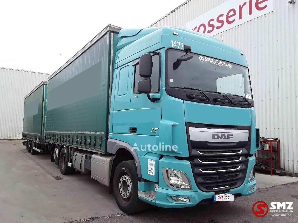 DAF XF 460 Spacecab Combi 6x2 kamion sa klizna zavesa cerada