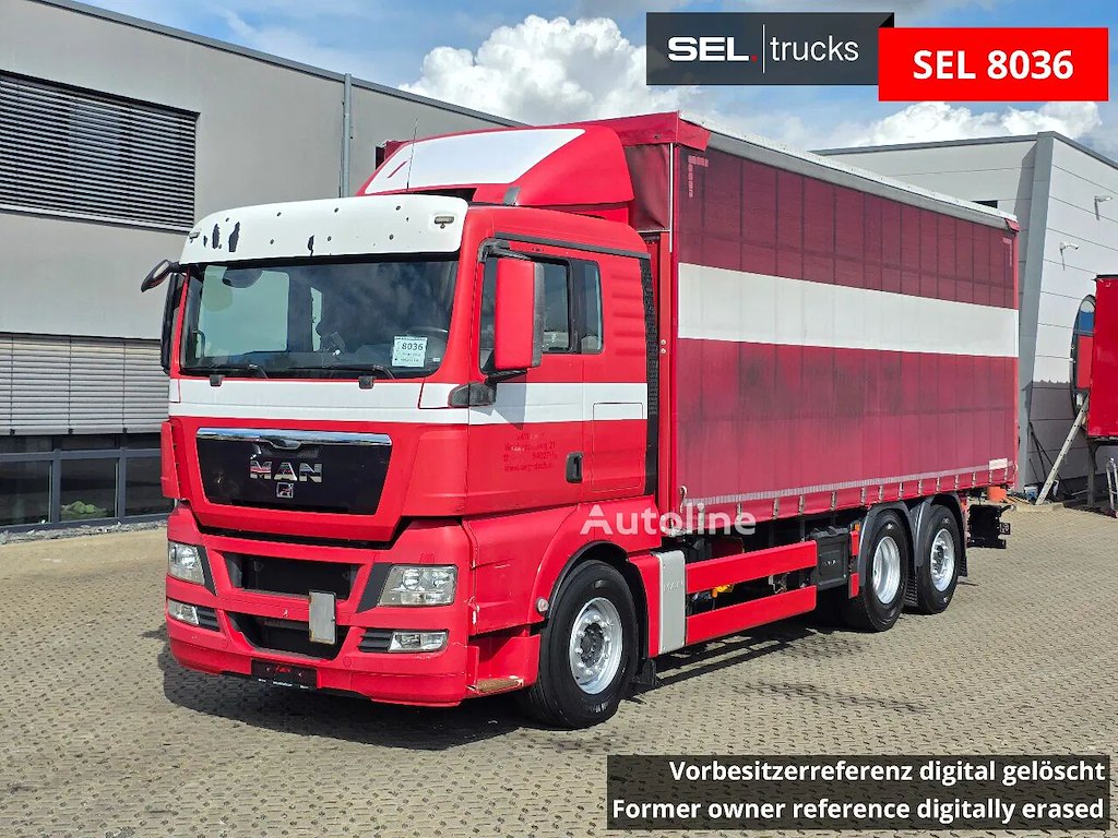 MAN TGX 26.360 6X2-2 LL ZF Intarder / Ladebordwand / Lenkachse / Lif kamion sa klizna zavesa cerada