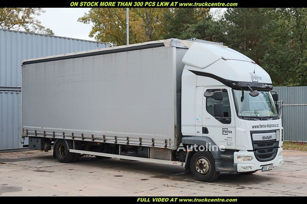 DAF LF 290, EURO 6, 16 TONS, 21 PALLETS kamion sa klizna zavesa cerada