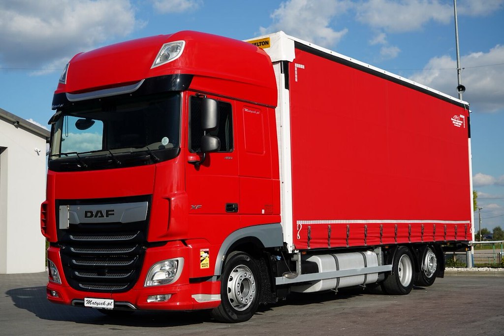 DAF XF 480 / SOLÓWKA / SSC / 6X2 / OŚ PODNOSZONA / WIELTON / PRZEJAZ kamion sa klizna zavesa cerada