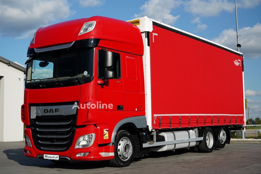 DAF XF 480 / SOLÓWKA / SSC / 6X2 / OŚ PODNOSZONA / WIELTON / PRZEJAZ kamion sa klizna zavesa cerada