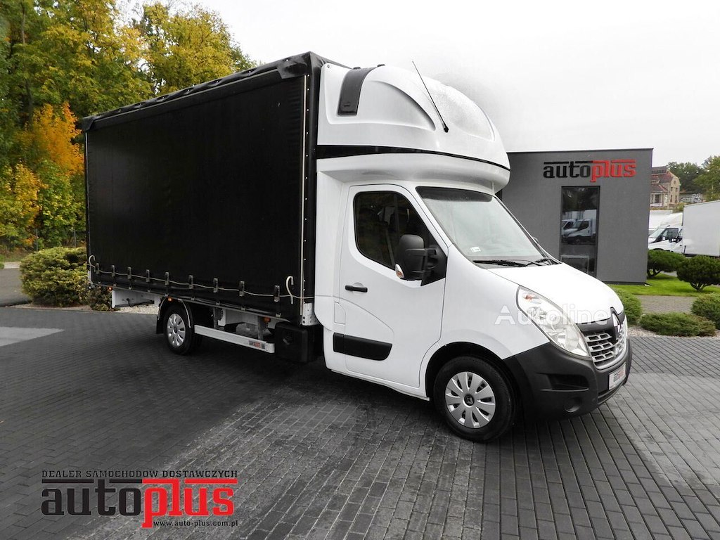 Renault MASTER PLANDEKA 10 PALET WEBASTO TEMPOMAT KLIMATYZACJA 170KM [ kamion s ceradom < 3.5t