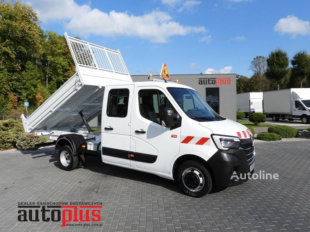 Renault MASTER WYWROTKA PODWÓJNA KABINA DOKA 6 MIEJSC TEMPOMAT LEDY BLIŹ kamion kiper < 3.5t