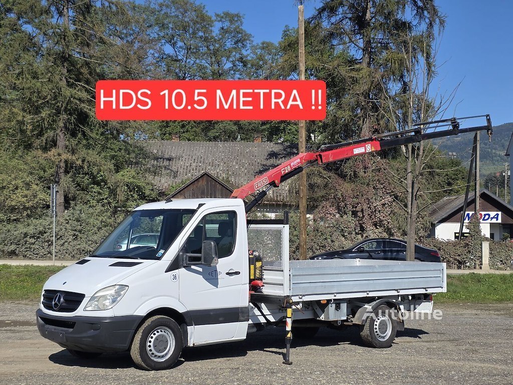 Mercedes-Benz Sprinter 315 CDI Skrzynia 3.80 M + HDS 10.5 Metra ! Fassi f28.03 kamion s ravnom platformom < 3.5t