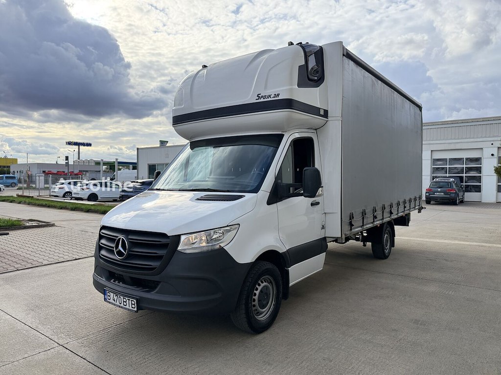 Mercedes-Benz SPRINTER 317 Cabina dormit si Webasto kamion s ceradom < 3.5t