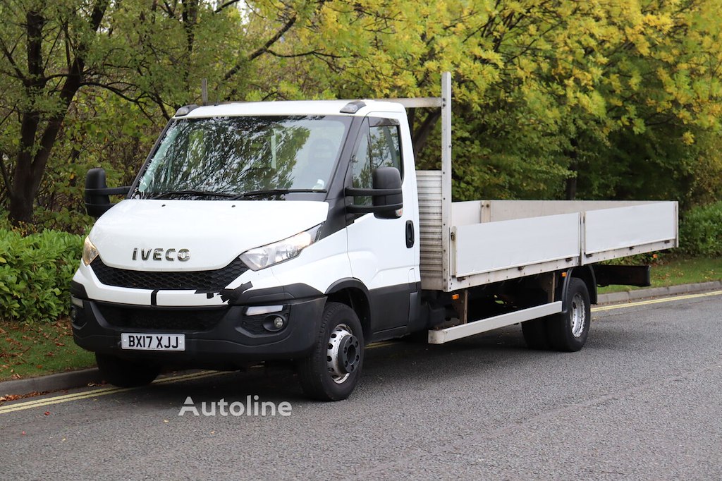 IVECO DAILY 72-180 4X2 20FT ALLOY DROPSIDE (2017) kamion s ravnom platformom < 3.5t