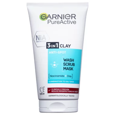 GARNIER
Piling gel maska 3u1 GARNIER Pure Active Clay