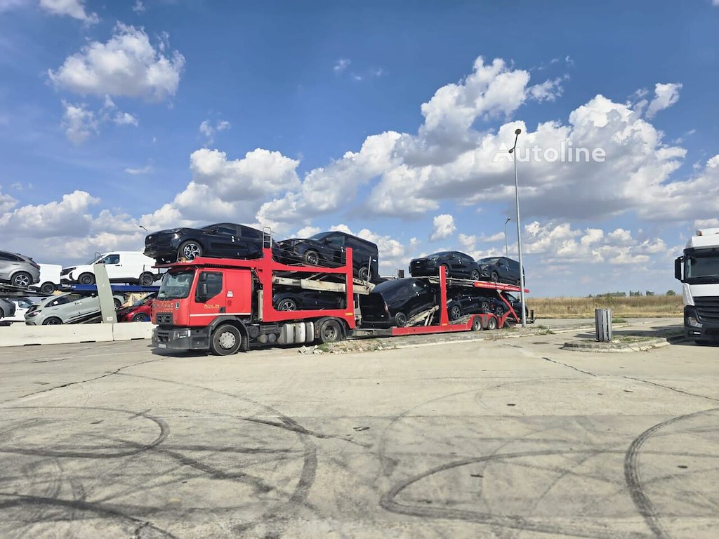 Renault D WIDE autotransporter + prikolica autotransportera