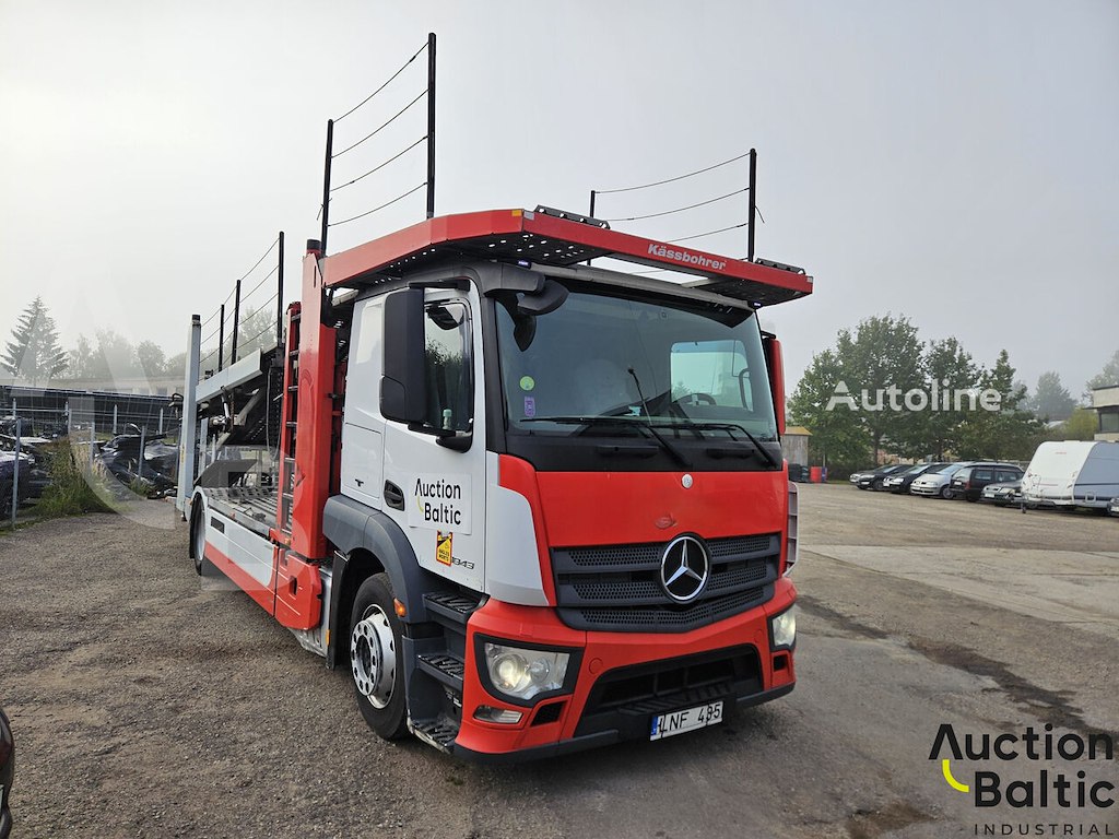 Prodaje se Mercedes-Benz Actros 1843 L NRA autotransporter na aukciji + prikolica autotransportera