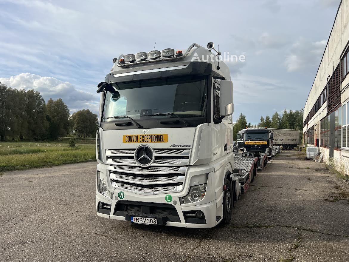 Mercedes-Benz +FMS priekaba 2018+sunkvezimiu autovezis autotransporter + prikolica autotransportera