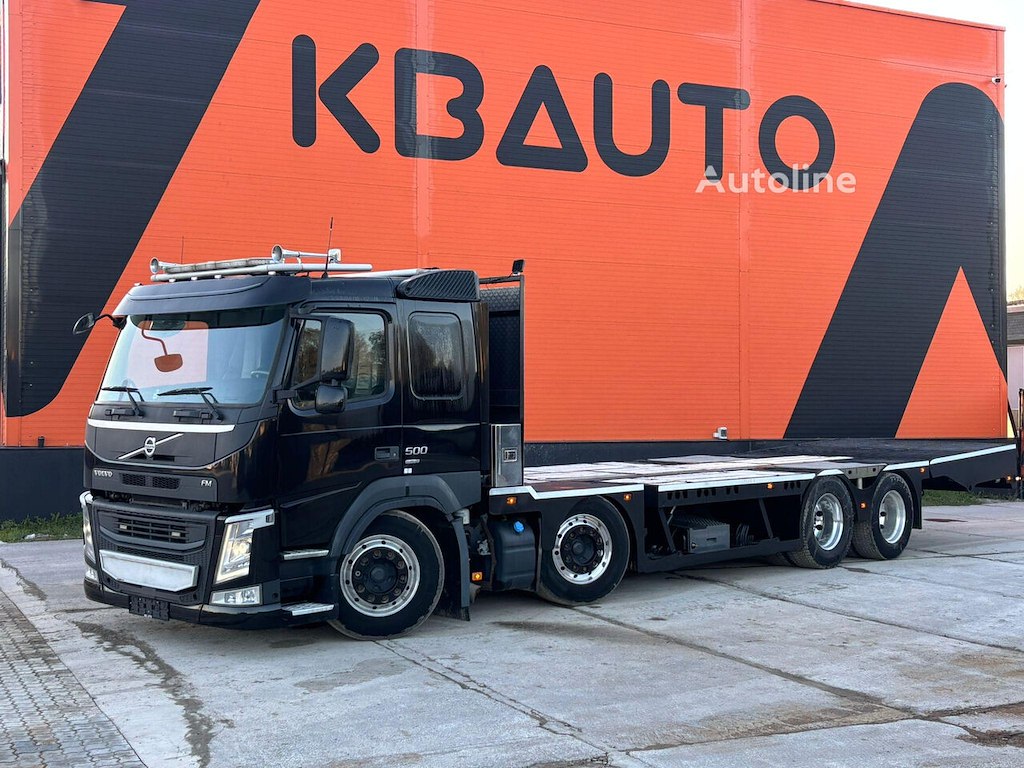 Volvo FM 500 8x4 VANG PLATFORM L=9273 mm / RAMPS L=2375 mm autotransporter