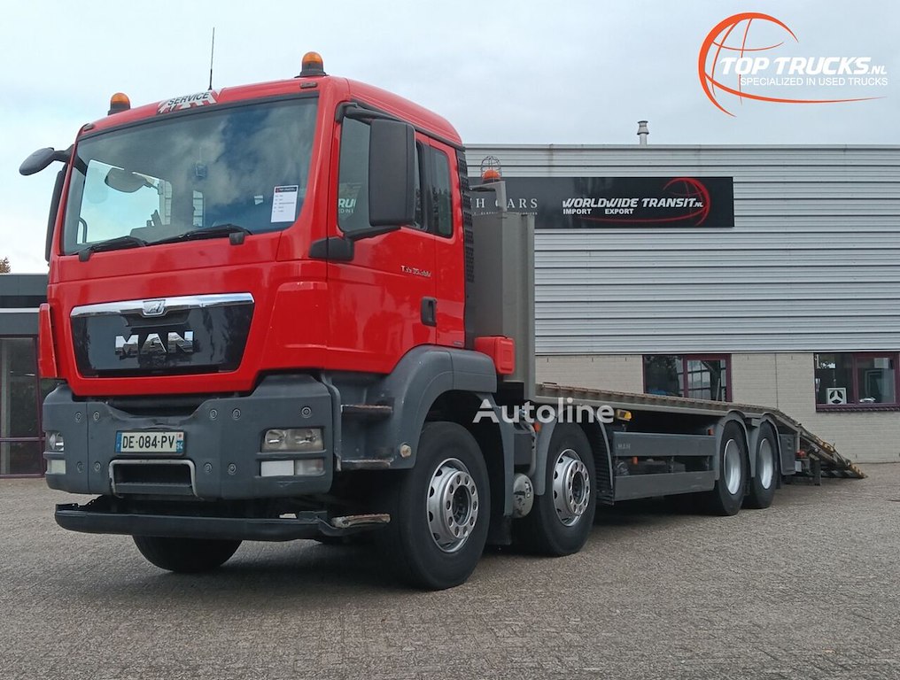 MAN TGS 35.360 8x2 - Machine transporter, Oprijwagen, afsleepwagen 6 kamion platforma