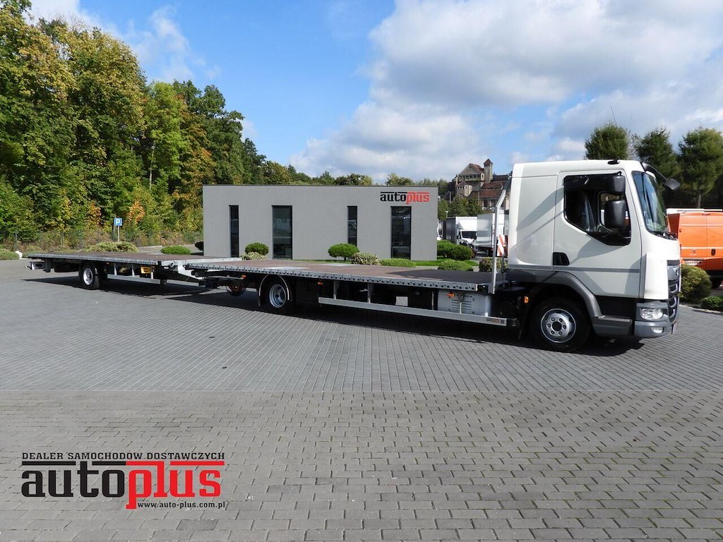 DAF LF 230 kamion platforma + prikolica platforma