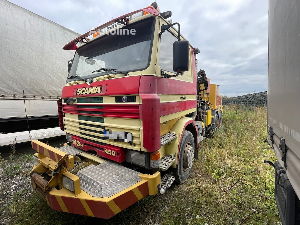 Scania 143 Full steel šlep auto