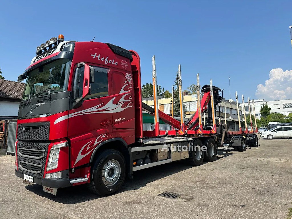 Volvo FH 540 FH540*6x4*Kurzholzzug*Epsilon M12Z*Glogger Anhänger*Retar kamion za prevoz drva