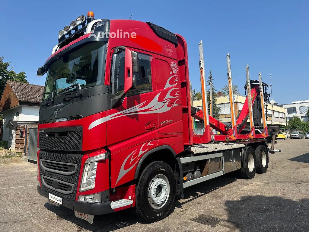 Volvo FH 540 6x4*Kurzholz*Epsilon M12Z*Glogger*Retarder kamion za prevoz drva