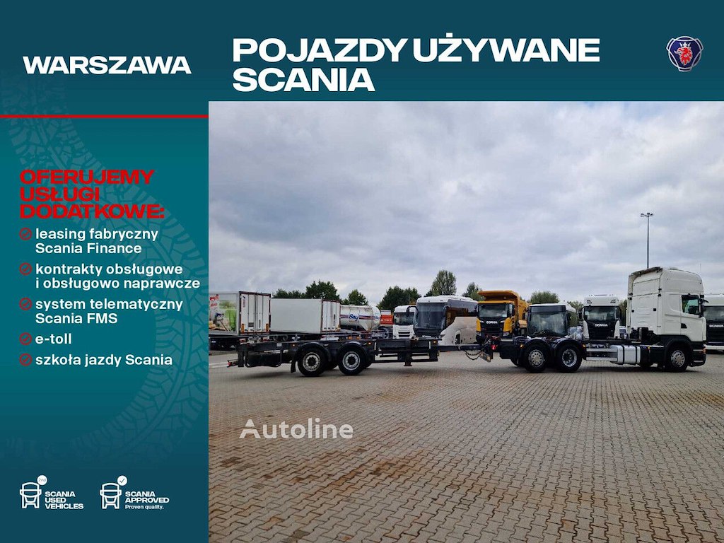 Scania R 450 LB6x2MNB vozilo za prevoz kontejnera