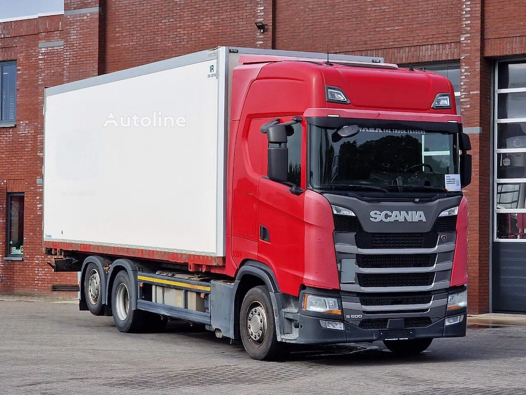 Scania S500 NGS Highline 6x2 - BDF - Full air - Loadlift - Box - Navi - vozilo za prevoz kontejnera