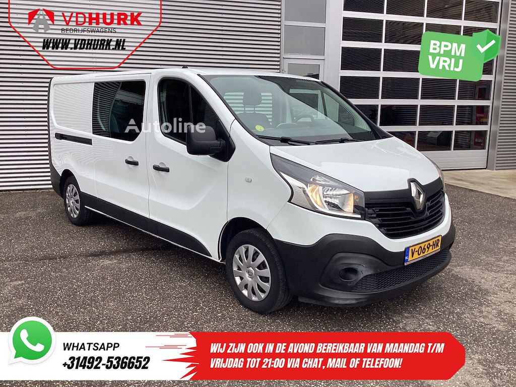 Renault Trafic 1.6 dCi 125 pk L2 DC Dubbel Cabine BPM VRIJ NL Auto/ Came minibus furgon