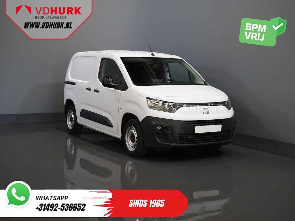 Fiat Doblò 1.5 HDi 100 pk 3 Pers./ CarPlay/ Stoelverw./ Camera/ PDC/ minibus furgon