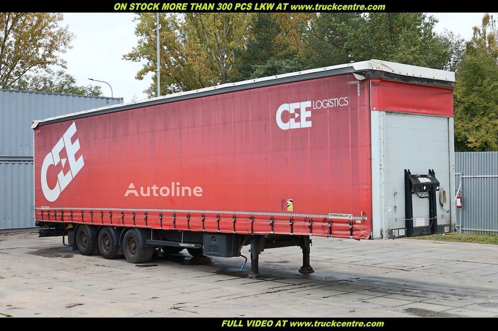 Schwarzmüller SPA 3/E, LOW DECK, MULDA, LIFT AXLES, AXLES BPW poluprikolica sa kliznom ceradom