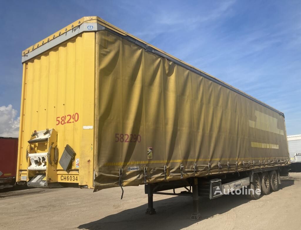 Krone Trailer Curtainsider Lifting + Sliding Roof Straight poluprikolica sa kliznom ceradom (582290)