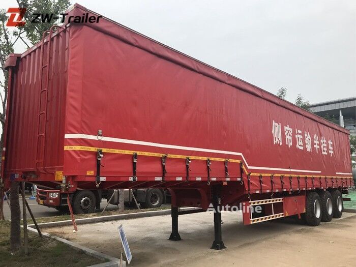 Nova ZW-Trailer Cargo Transport Curtain Side Semi Trailer for sale poluprikolica sa kliznom ceradom