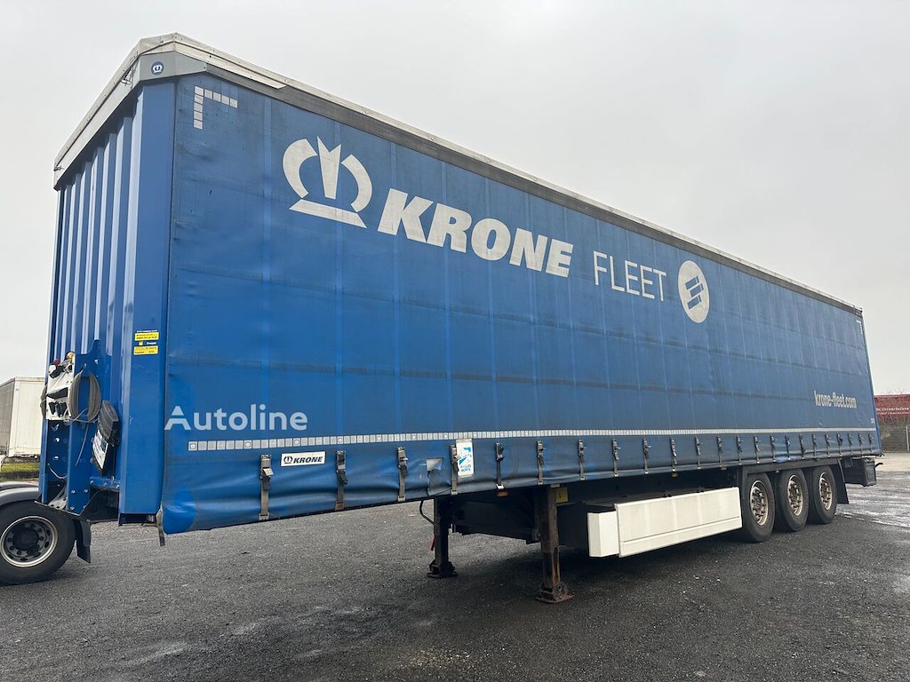 Krone SD Schiebeplane / Palettenkasten/ EDSCHA poluprikolica sa kliznom ceradom