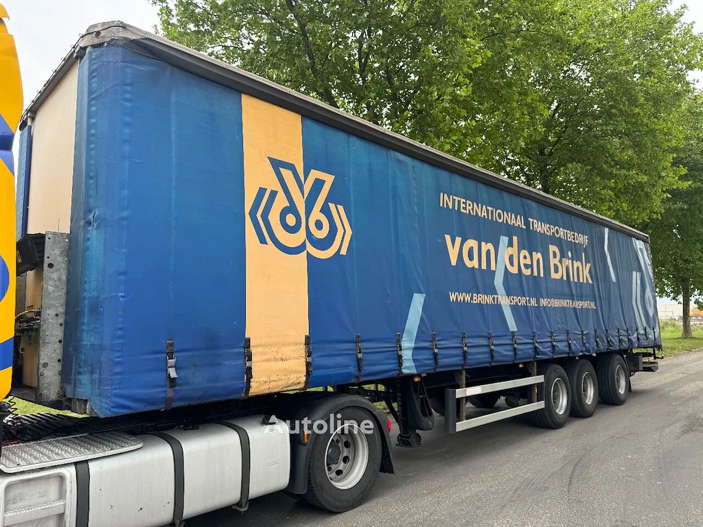 Groenewegen MET GESTUURDE ACHTERAS poluprikolica sa kliznom ceradom