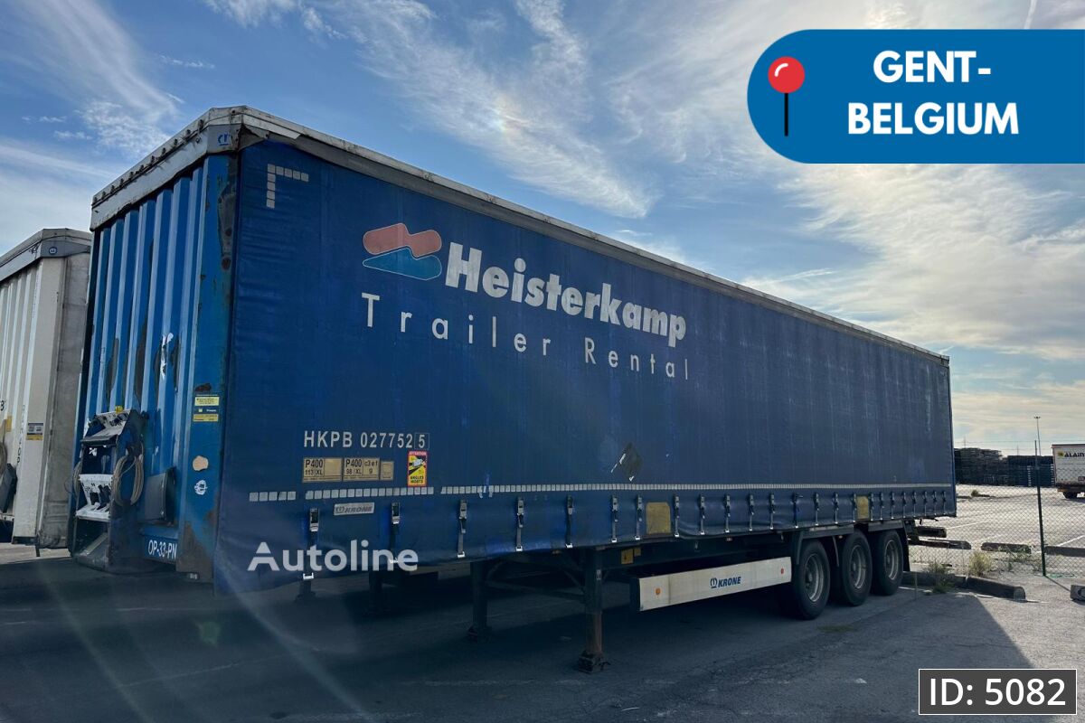 Krone SD / Drum brakes / Huckepack poluprikolica sa kliznom ceradom