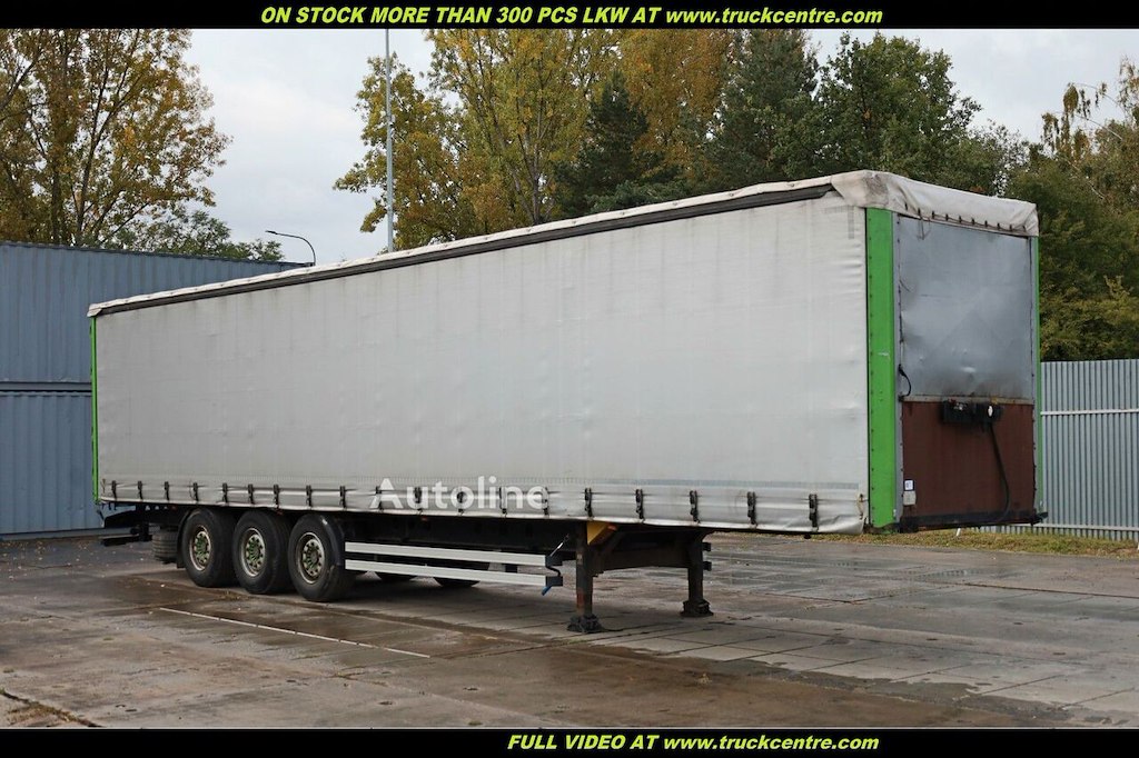 Kögel SN 24, STANDARD, LIFTING AXLE SAF, MULDA poluprikolica sa kliznom ceradom