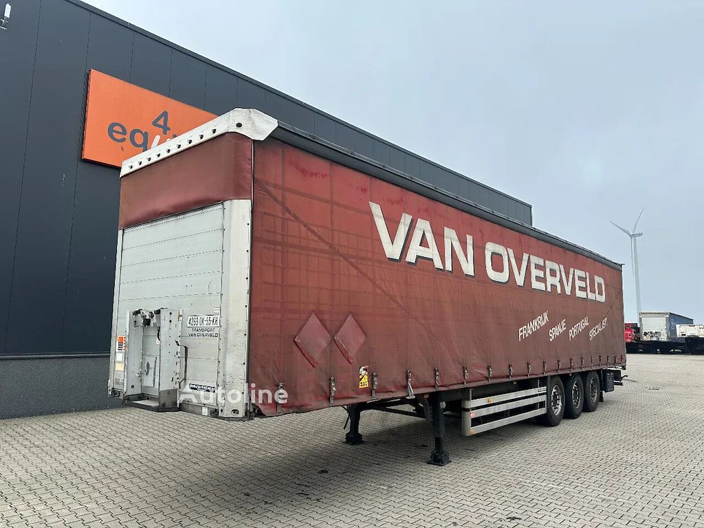 Nova Schmitz Cargobull discbrakes, 2x liftaxle, galvanized, Int. height: 2.80m, NL-trai poluprikolica sa kliznom ceradom