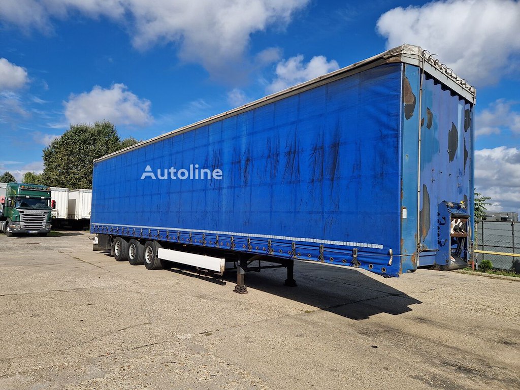 Krone SD Lifting roof Lift Axle LowDeck poluprikolica sa kliznom ceradom