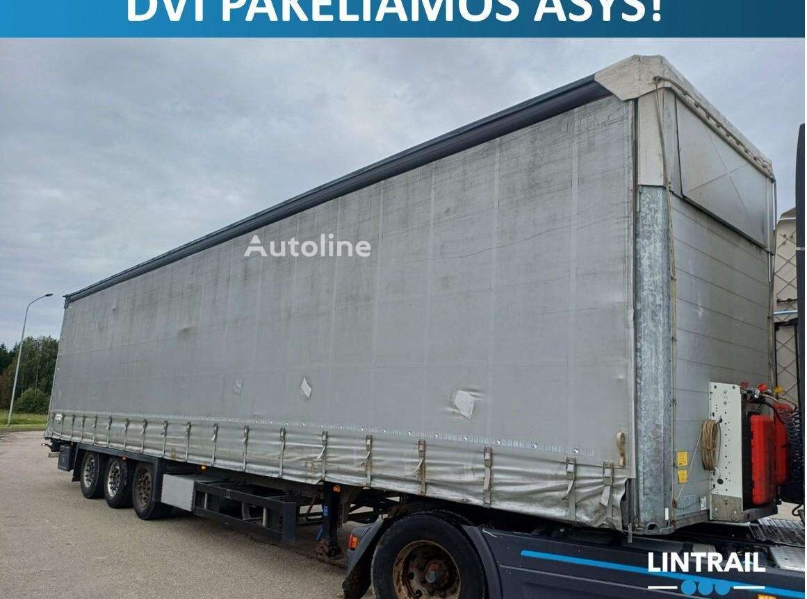 Schmitz Cargobull MEGA Dvi pakeliamos ašys! poluprikolica sa kliznom ceradom