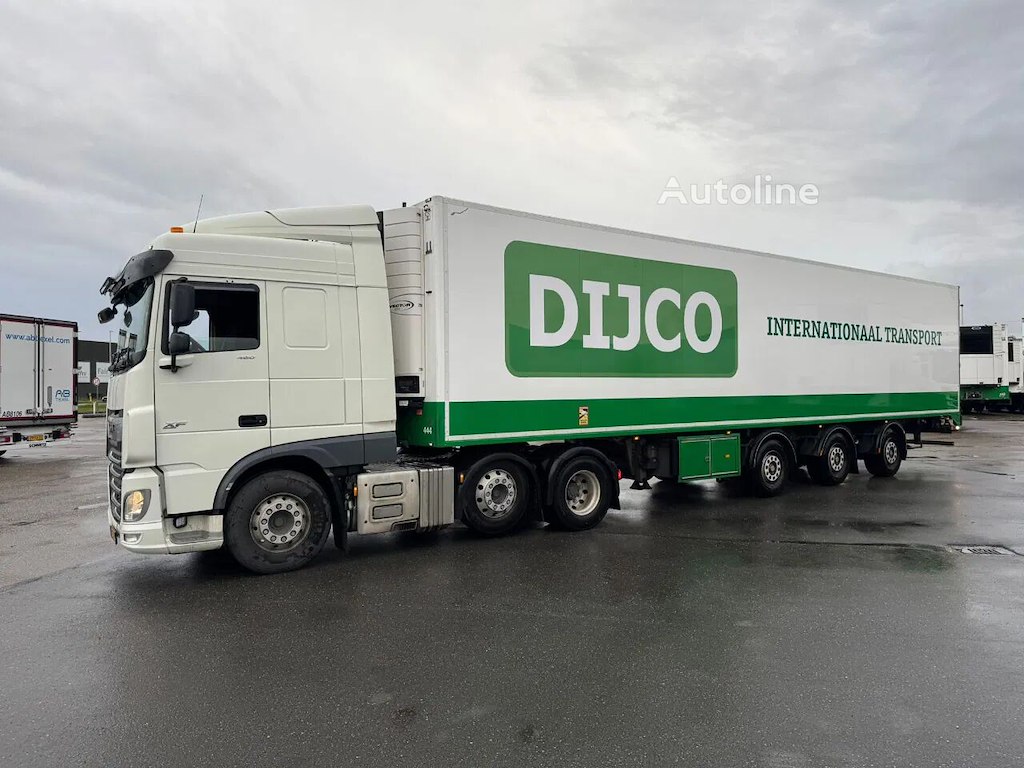 Krone Koel Vries / 2 x Stuuras / Carrier / Apk 08-2026 / 2.70 hoog poluprikolica hladnjača