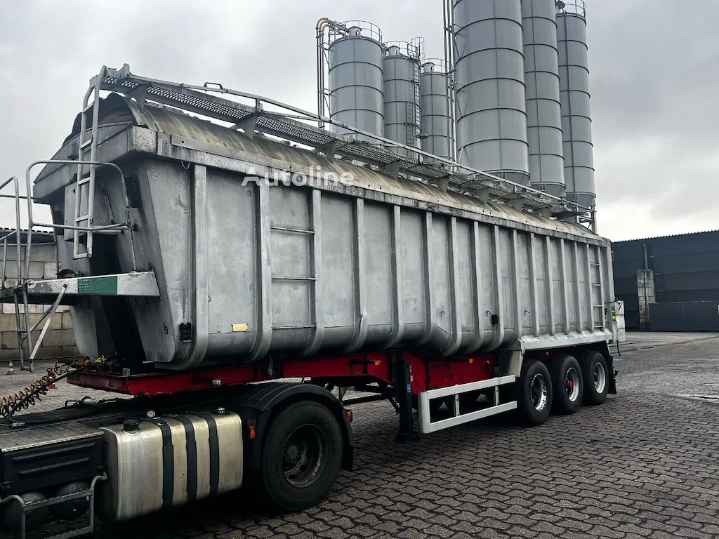 NEVILLE CHARROLD 3axle tipper with silo top closed poluprikolica kipera