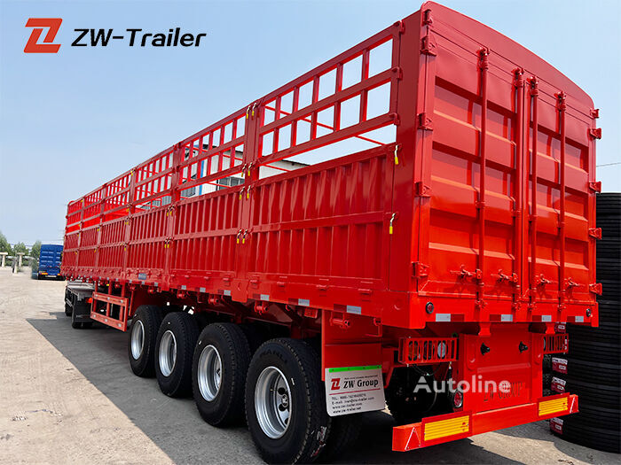 Nova ZW-Trailer Bulk Cargo Transport Fence Semi Trailer for Sudan poluprikolica kipera